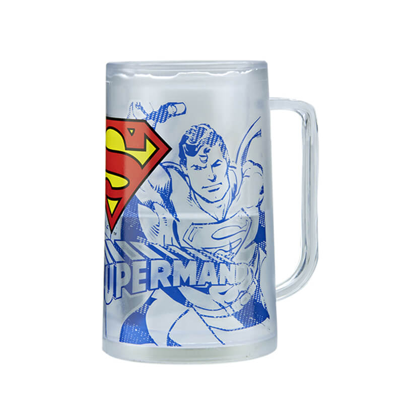 China Customized 400ml double wall plastic ice mug manufacturers and ...
